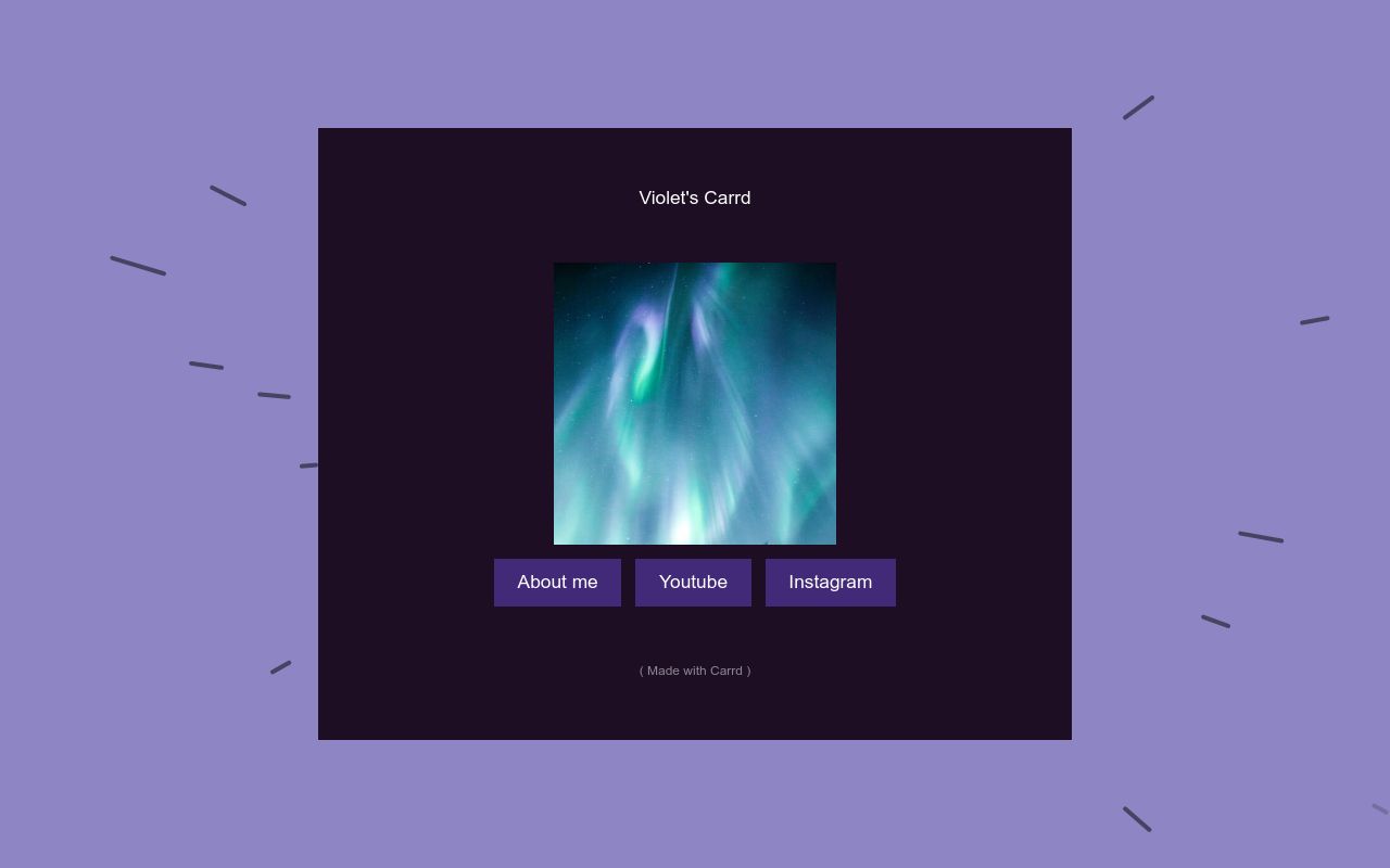 Violet's Carrd
